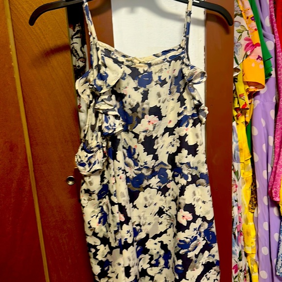 SIM&Sam | Tops | Sim And Sam Cold Shoulder Floral Print Size L Top ...